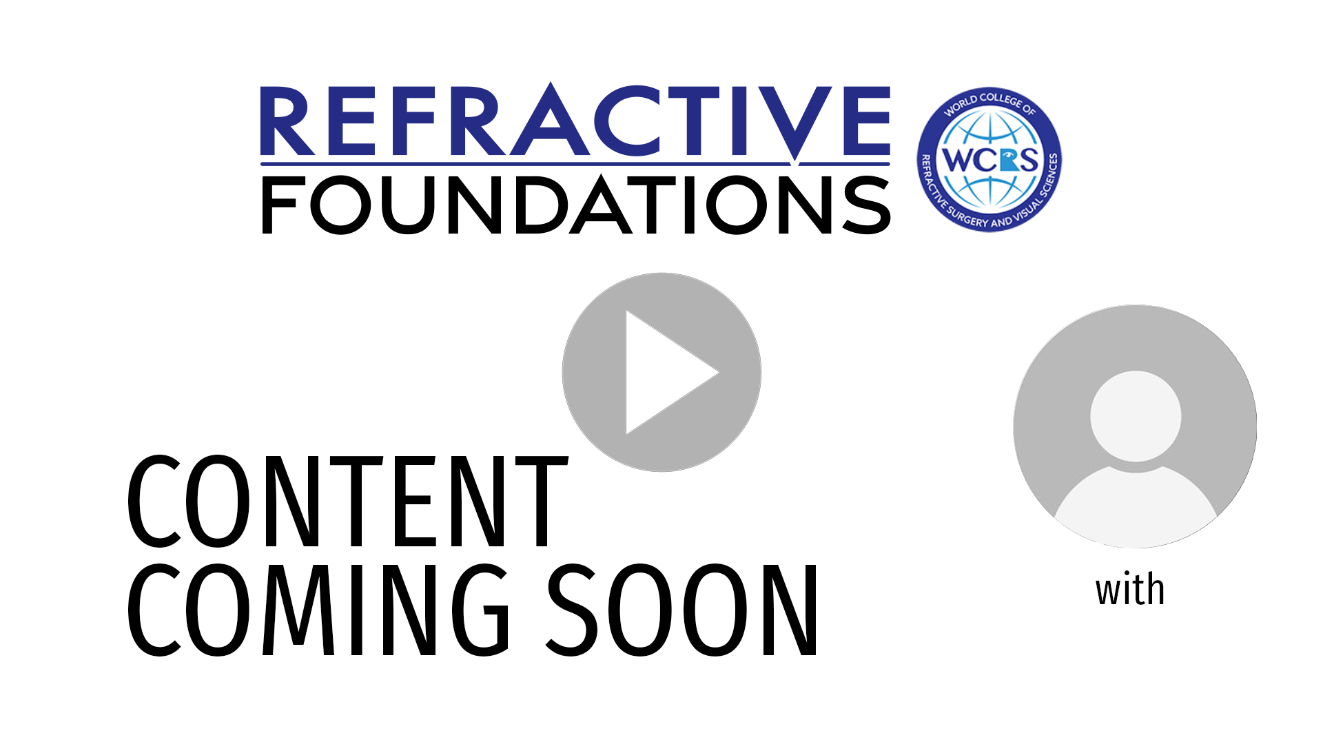 Home - Refractive Foundations